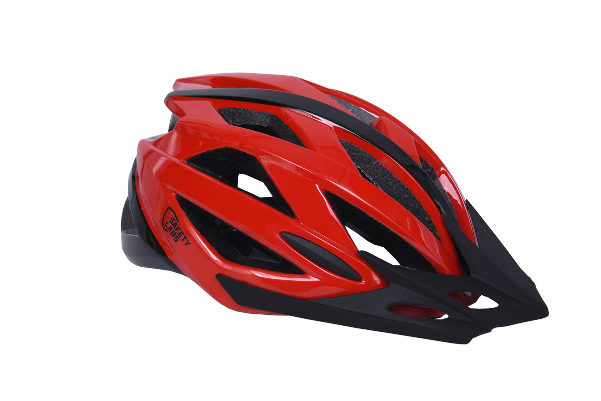 Safety Labs Juno Inmold Leisure Helmet in Red/Black – RUK-BIKES